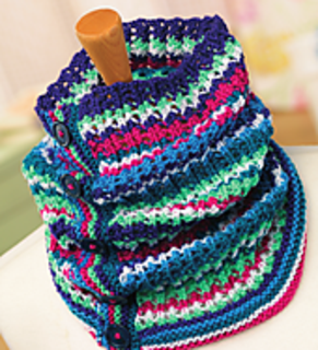 Ravelry: Stripy Snood pattern by Helen Ardley