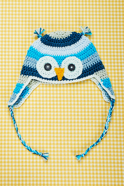 Ravelry: Adorable owl hat pattern by Christine Harvey