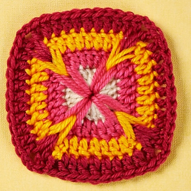 Ravelry: Granny Square Club: Ripple square pattern by Irene Strange
