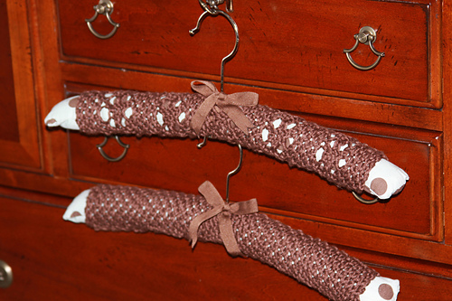 Ravelry: Coat Hanger Covers pattern by Debbie Bliss