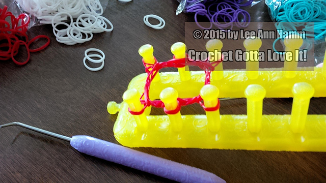 Ravelry: lhamm's Loom Knit Rubber Band Grip