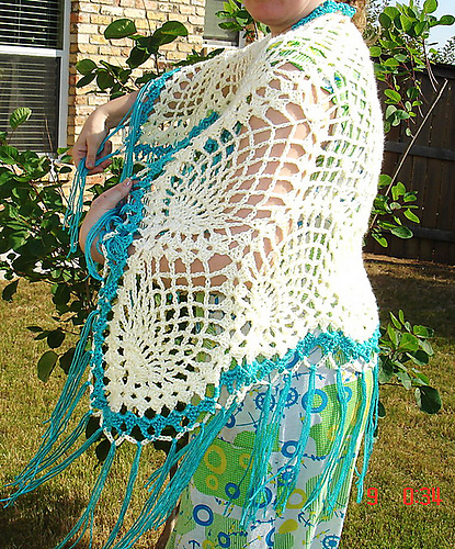 Ravelry: Pineapple Shawl pattern by Liana Graham