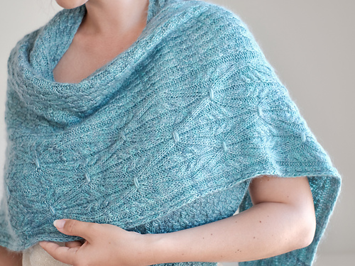Ravelry: River Flow Shawl pattern by Ksenia Naidyon