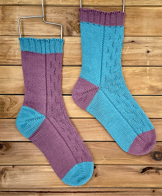 Ravelry: Winter Solstice Socks pattern by Mary Lukas