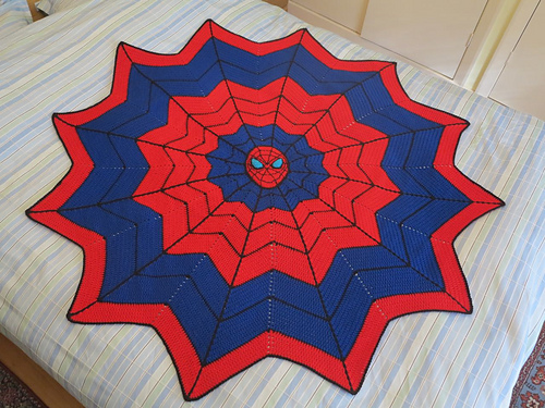 Ravelry: ligia45's Spiderman Blanket
