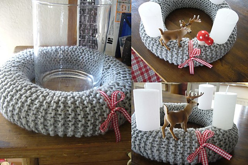 Ravelry: DIY advent wreath pattern by Isabell Kraemer