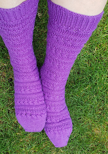 Ravelry: February 2021 Socks pattern by Dolly Laishram Bhardwaj
