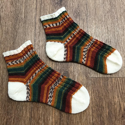 Ravelry: Afterthought heel socks with gusset pattern by Valto Ekaterina