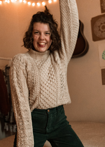 Ravelry: Vintage Cabled Sweater pattern by Lillian Olson