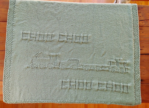 Ravelry: Choo Choo Train baby blanket pattern by Linda Gavaldon