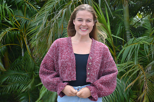 Ravelry: the Pink One cardigan pattern by Lily Kate France