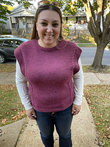 Ravelry: Over It Slipover pattern by Lily Kate France