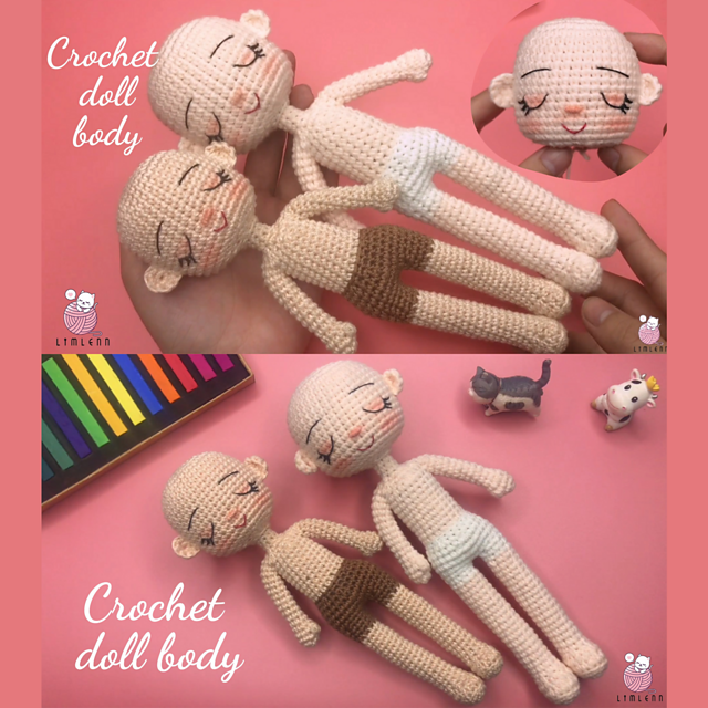 Ravelry: Doll body 15cm pattern by Lim lenn