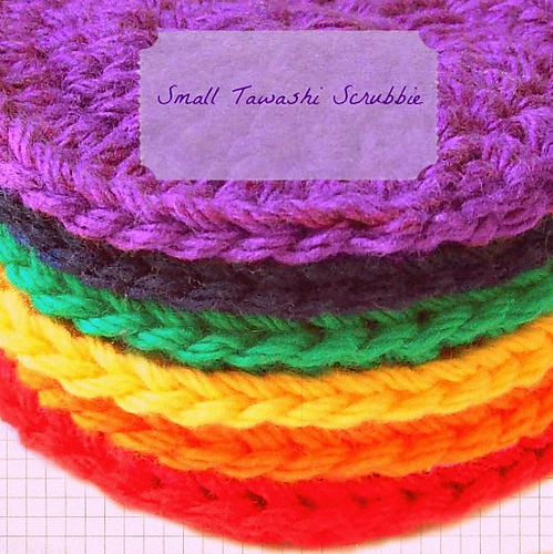 Ravelry: Crochet Small Tawashi Scrubbie pattern by Lima 520