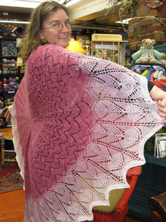 Ravelry: lindakuzma's Elizabeth Zimmerman's Pi shawl