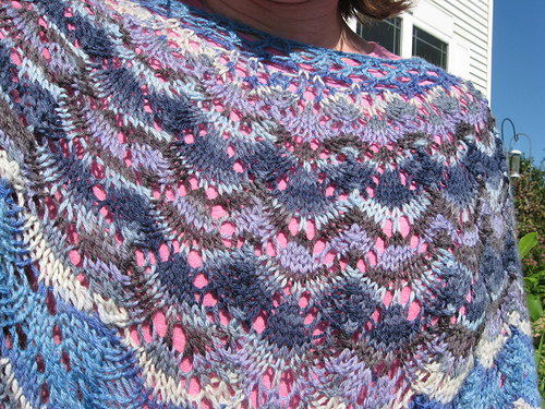 Ravelry: Itasca Poncho - Worsted Weight pattern by Linda Kuzma