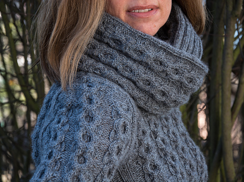 Ravelry: Cable Round Sweater pattern by Linda Marveng