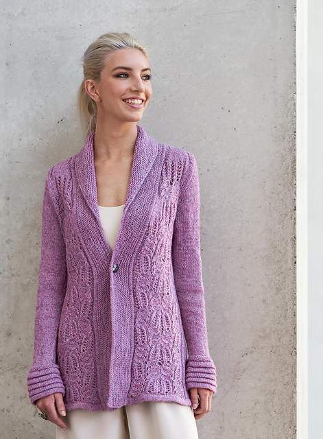 Ravelry: lindamarveng's Sculpted Frost Jacket