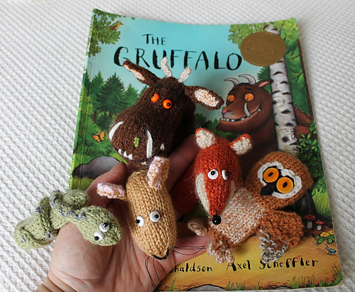 Ravelry: Big Gruff Monster and Friends Finger Puppets pattern by ...