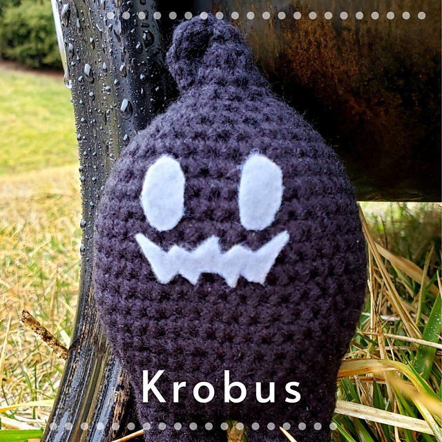 Ravelry: Stardew Valley Krobus pattern by Lindsay Scriven