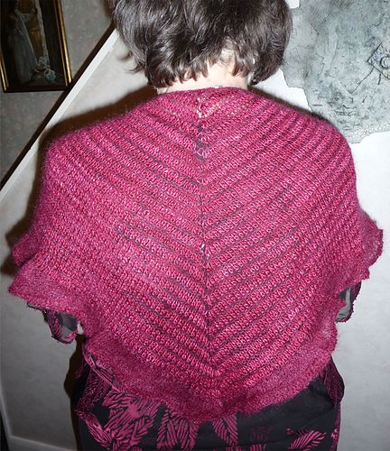 Ravelry: Cadbury Ruffle Shawl pattern by More Twist