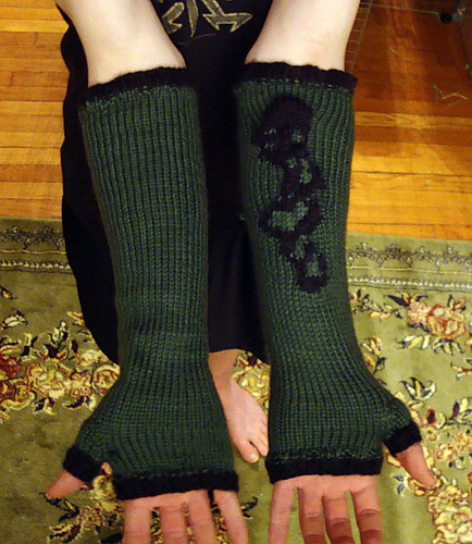 Ravelry: Dark Mark Arm Warmers Pattern and Chart pattern by Christa ...