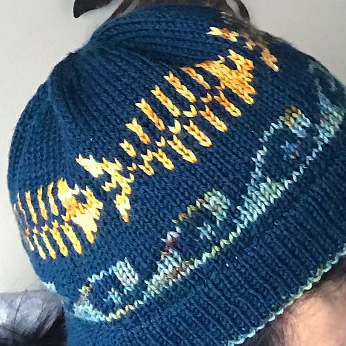 Ravelry: Fishbones Skull Cap pattern by Lisa McFetridge