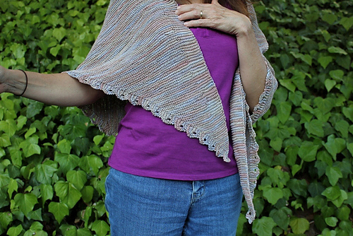 Ravelry: Gentle: Reversible Shawl pattern by Diana Troldahl