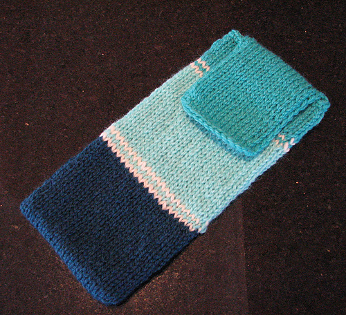Ravelry: Knitted and Felted Glasses Case pattern by Lisa Ashton