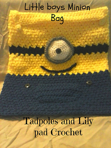Ravelry: Little Boys Minion Inspired Bag pattern by Lisa Romolo