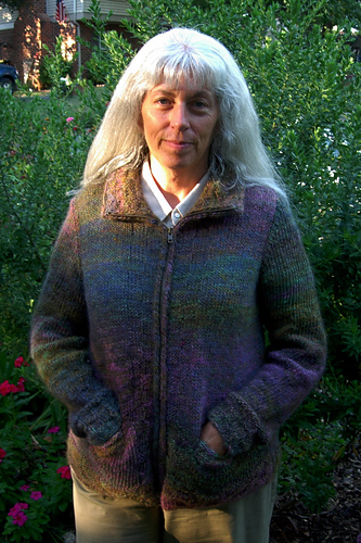 Ravelry: Zip Front Cardigan with Flared Sleeves pattern by Patons