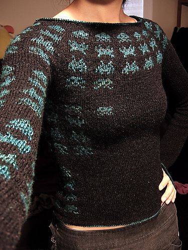 Ravelry: Space Invaders Charts pattern by Jennifer Wang