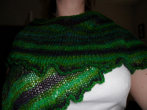 Ravelry: Rainbow Ruffle Shawl pattern by More Twist