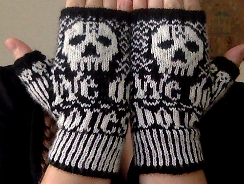 I created an alt / goth / punk knitting pattern collection for anyone ...