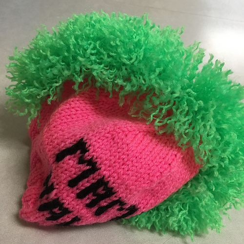Ravelry: Roller Derby Mohawk Hat pattern by Fair Isle Cats