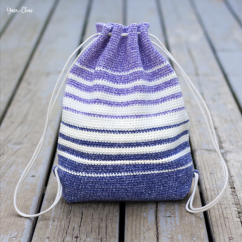 Ravelry: Fading Stripes Bag pattern by Rebecca Langford