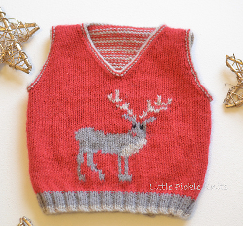Ravelry: Little Reindeer Tank pattern by Linda Whaley