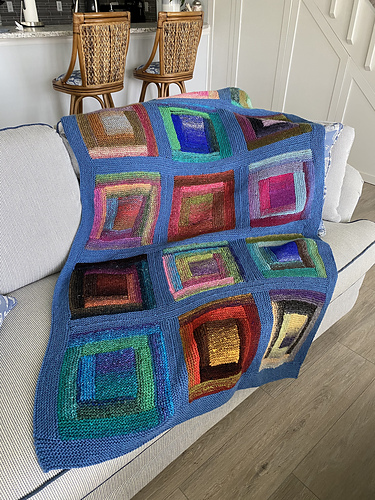 Ravelry: Noro Log Cabin Afghan pattern by Pam Grushkin
