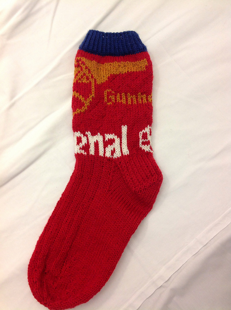 Ravelry: liwes' Arsenal socks