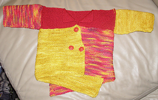 Ravelry: Origami Baby Jacket pattern by Linda Cyr