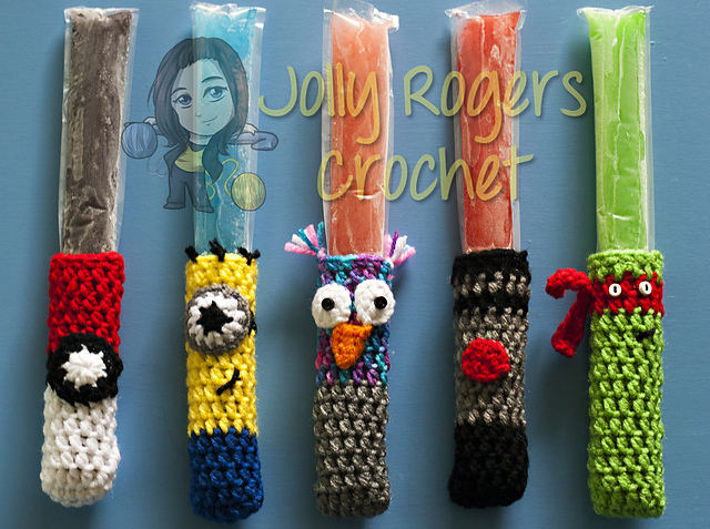 Ravelry: Freezie Popsicle Holder Variations pattern by Jolly Rogers ...