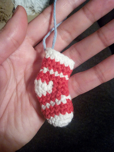 Ravelry: Mini Christmas Stocking pattern by Mother bunch