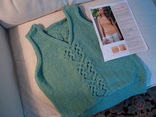 Ravelry: Honeysuckle Sleeveless Shell pattern by Melissa Leapman