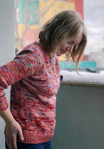 Ravelry: the original raglan pattern by Caitlin Partridge of llamalovejoy