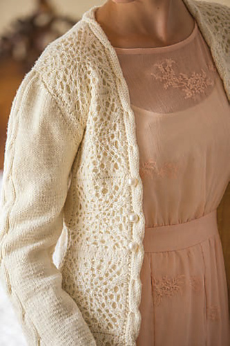 Ravelry: Lacy Tapered Jacket pattern by Julie Hamilton