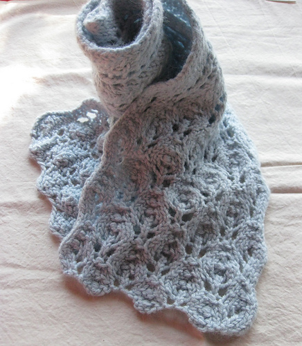Ravelry: Winter Leaves Lace Scarf pattern by Laura Wick