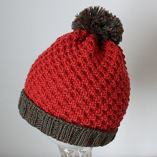 Ravelry: Basket Diagonal Hat pattern by Julia Noskova