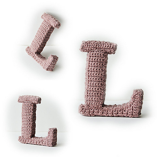 Ravelry: Letter L pattern by Joyce Overheul