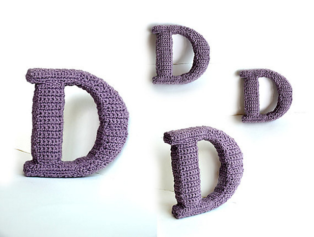 Ravelry: Letter D pattern by Joyce Overheul