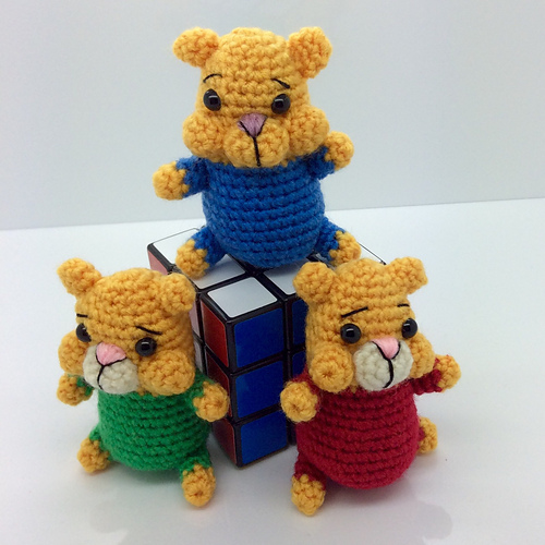 Ravelry: Cheeky Chipmunks pattern by Lonemer Creations